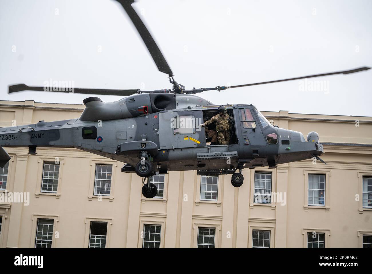 London UK. 13 September 2022. An AgustaWestland AW159 army helicopter ...