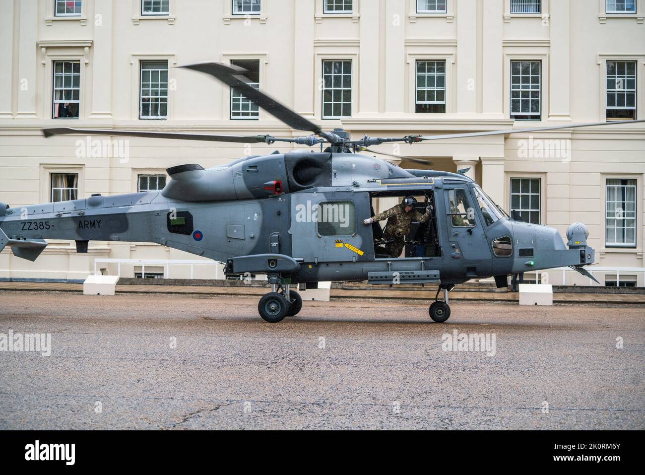 London UK. 13 September 2022. An AgustaWestland AW159 army helicopter ...