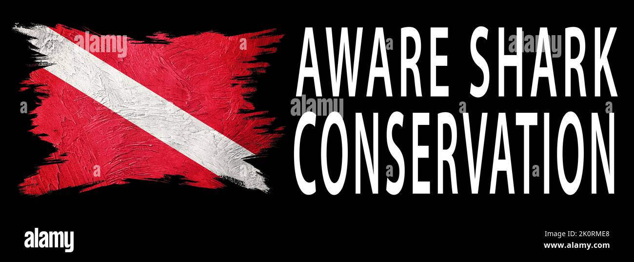 ware Shark Conservation, Diver Down Flag, Scuba flag, Scuba Diving ...