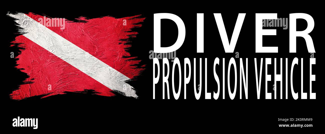 Diver Propulsion Vehicle, Diver Down Flag, Scuba flag, Scuba Diving ...