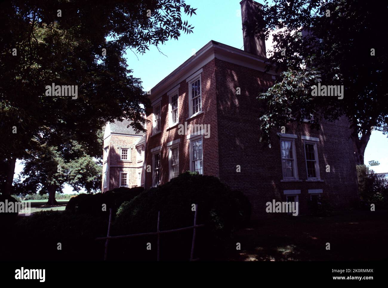Prince George, VA. USA. 9/1993. Lower Brandon Plantation or Brandon or ...