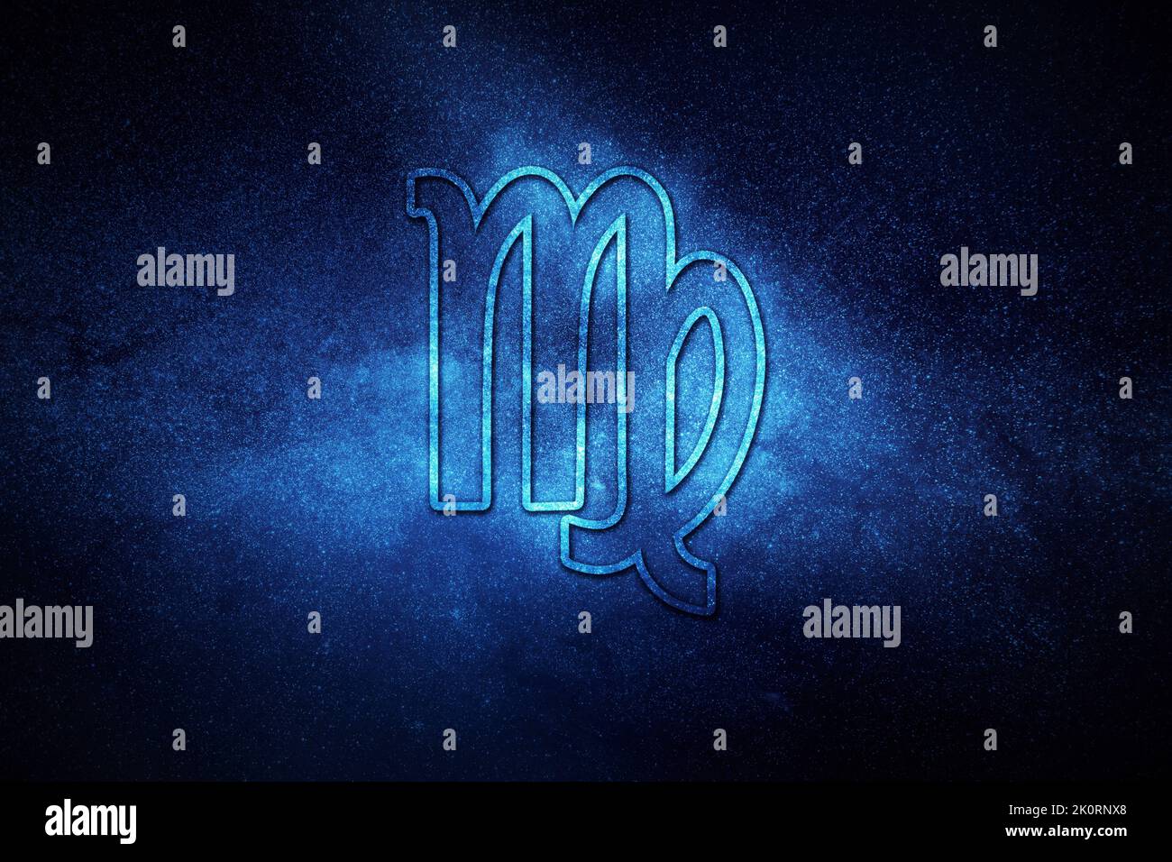 Virgo zodiac sign, night sky, Horoscope Astrology background, Virgo ...