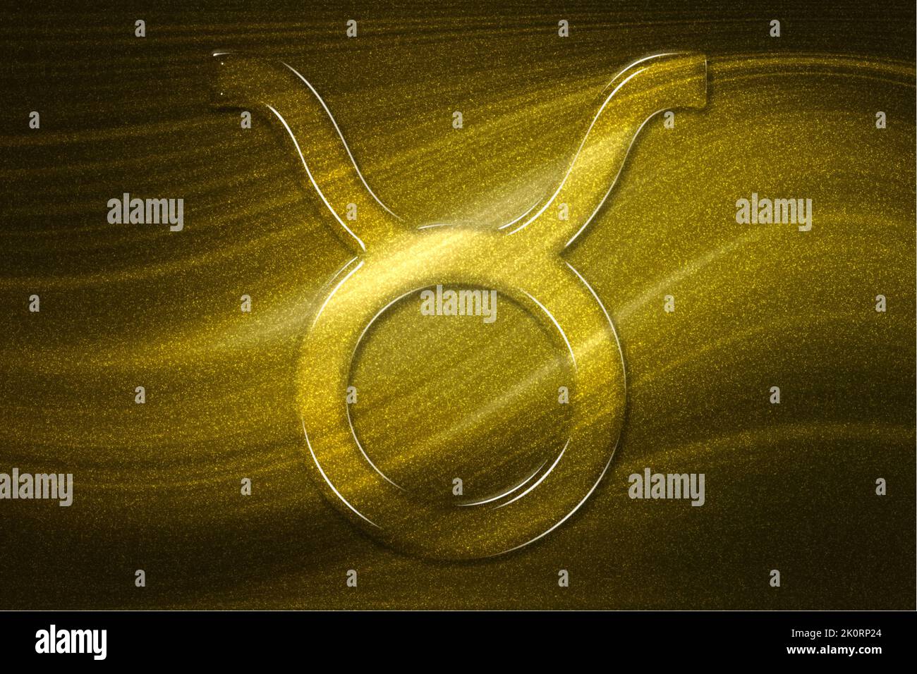Taurus zodiac sign, gold background, Horoscope Astrology background ...