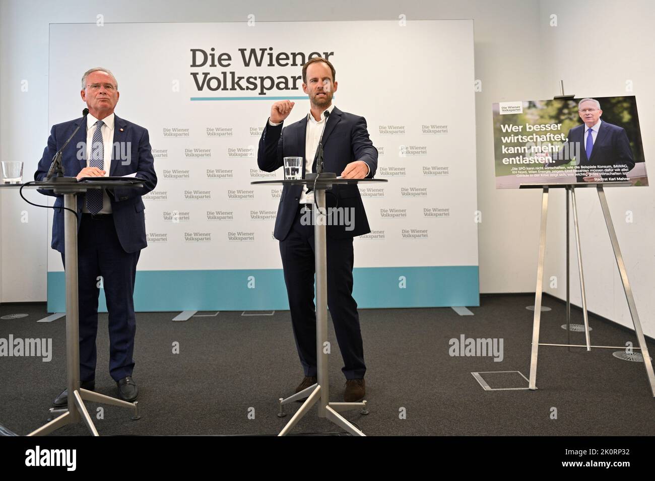 Vienna, Austria. 13th Sep, 2022. Press conference of the Vienna People ...