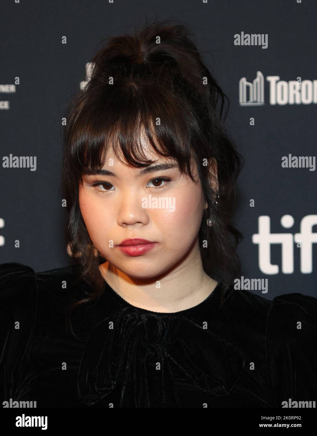 Kannon Omachi arriving to the "Wildflower" premiere during the 2022 ...