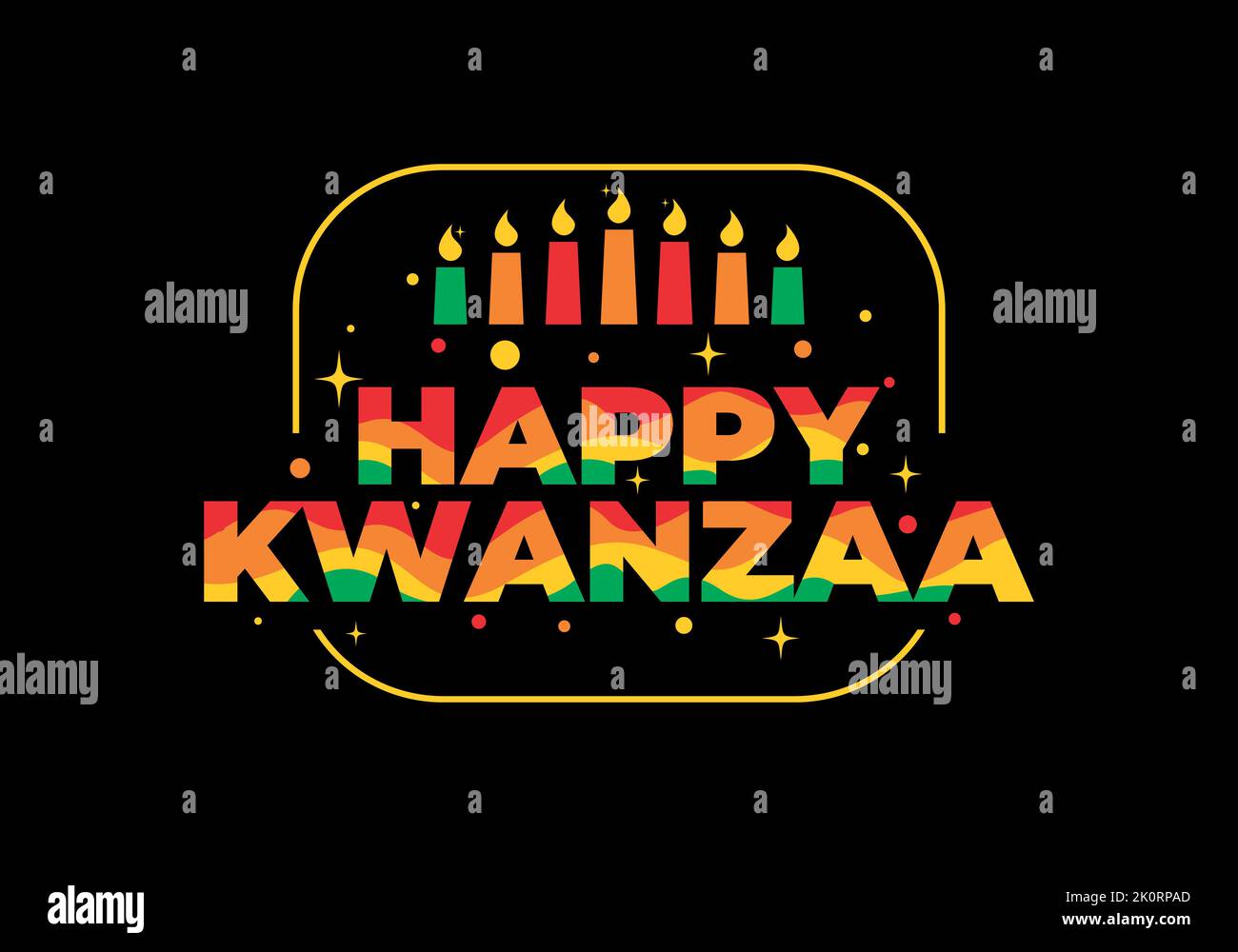 Happy kwanzaa 2022 vector vectors hi-res stock photography and images ...