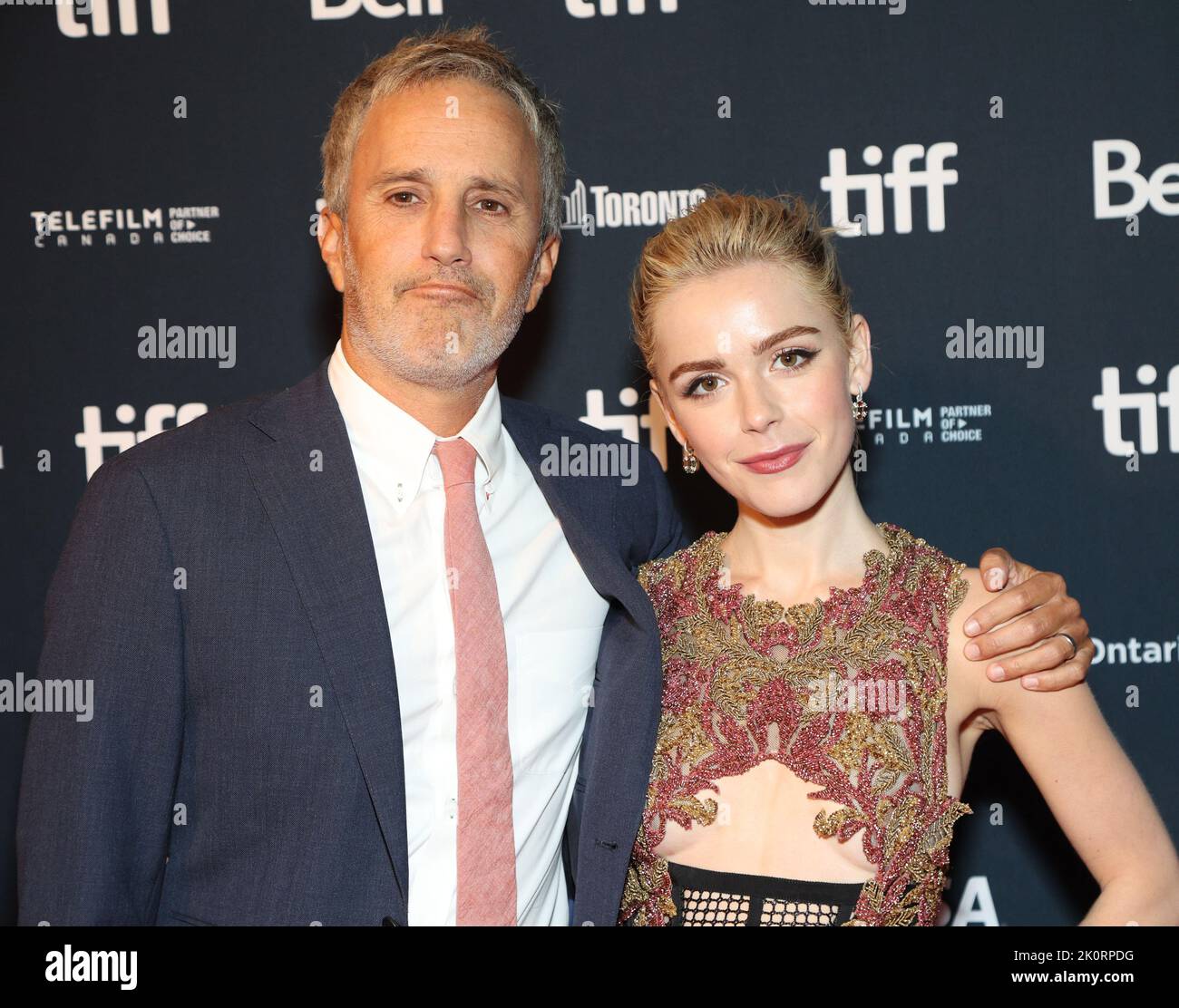 Matt Smukler, Kiernan Shipka arriving to the "Wildflower" premiere ...