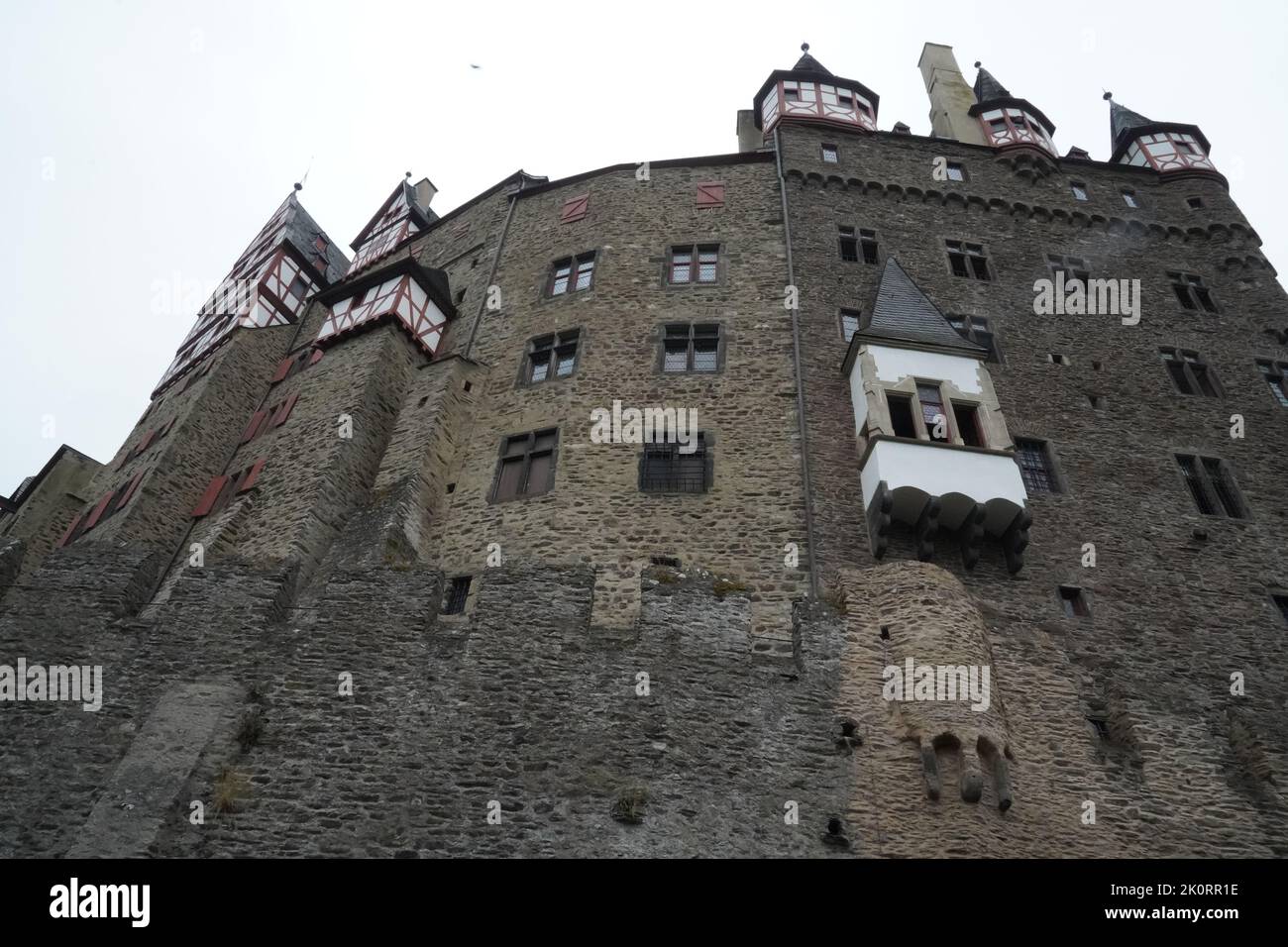 A beautiful view of the Eltz Medieval castle in Wierschem, Germany ...