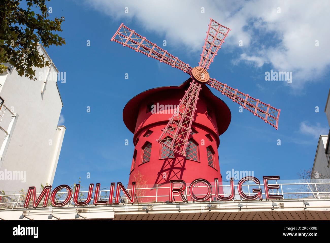 Moulin rouge famous windmill hi-res stock photography and images - Alamy