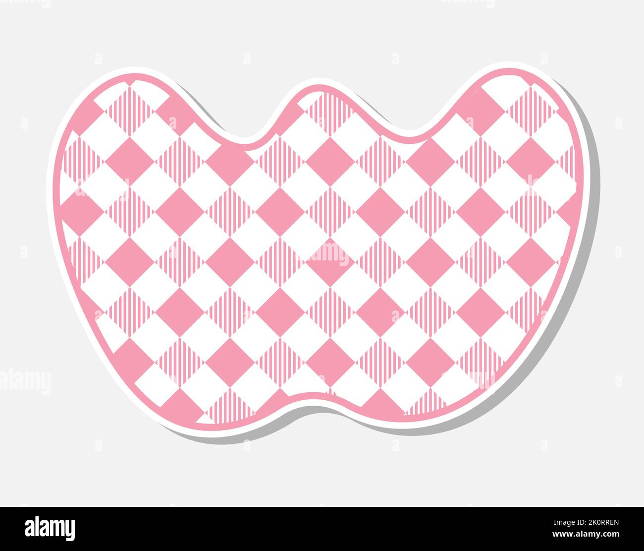 Patchwork hand drawn textile font. Cute textile font for scrapbook or ...