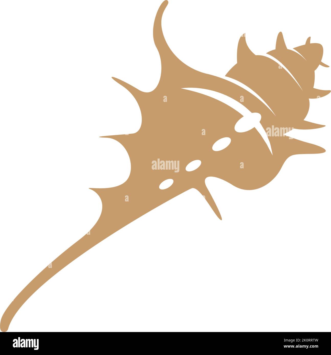 Beautiful shell icon logo design illustration Stock Vector Image & Art ...