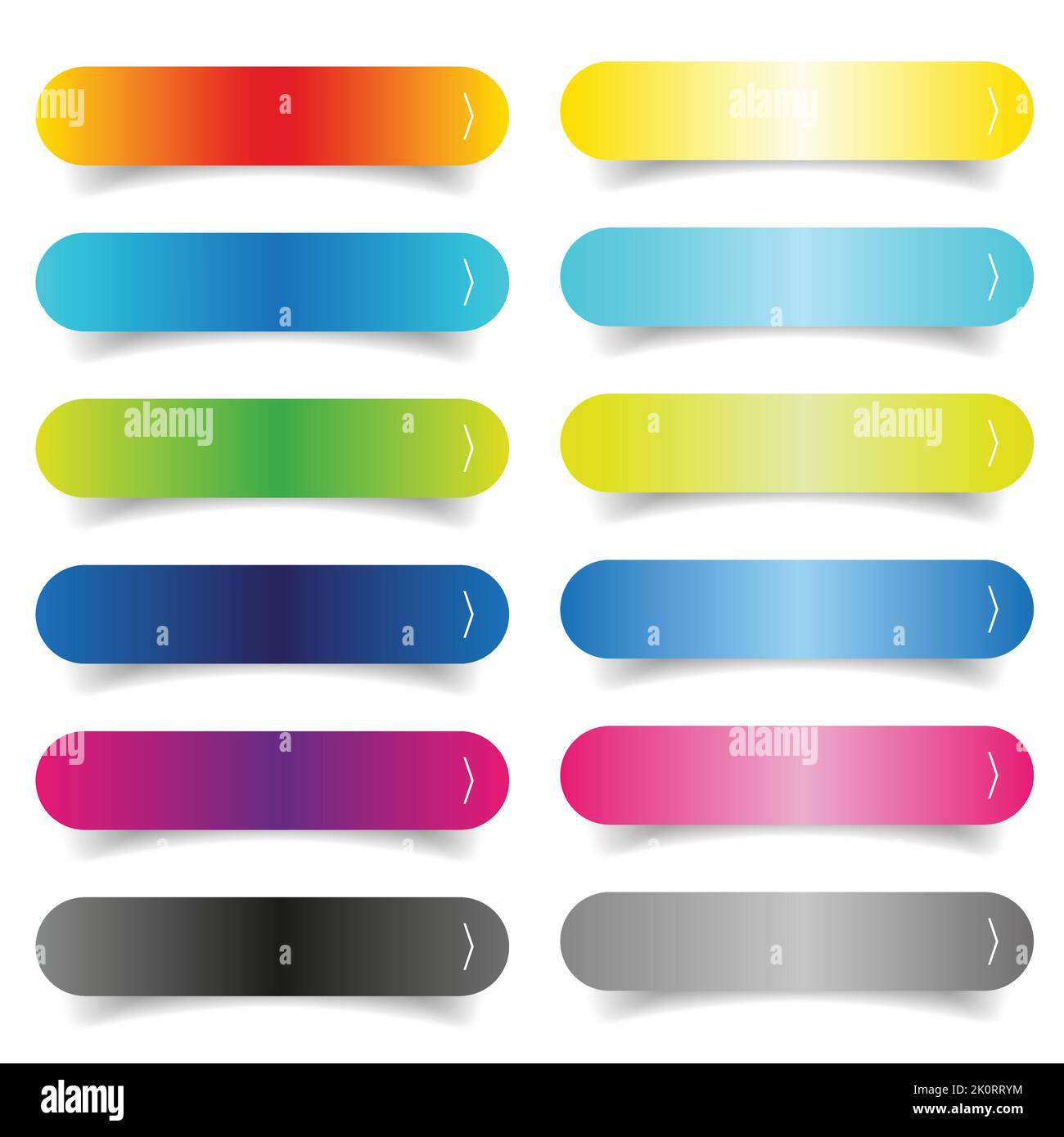 Empty web button set vector Stock Vector Image & Art - Alamy