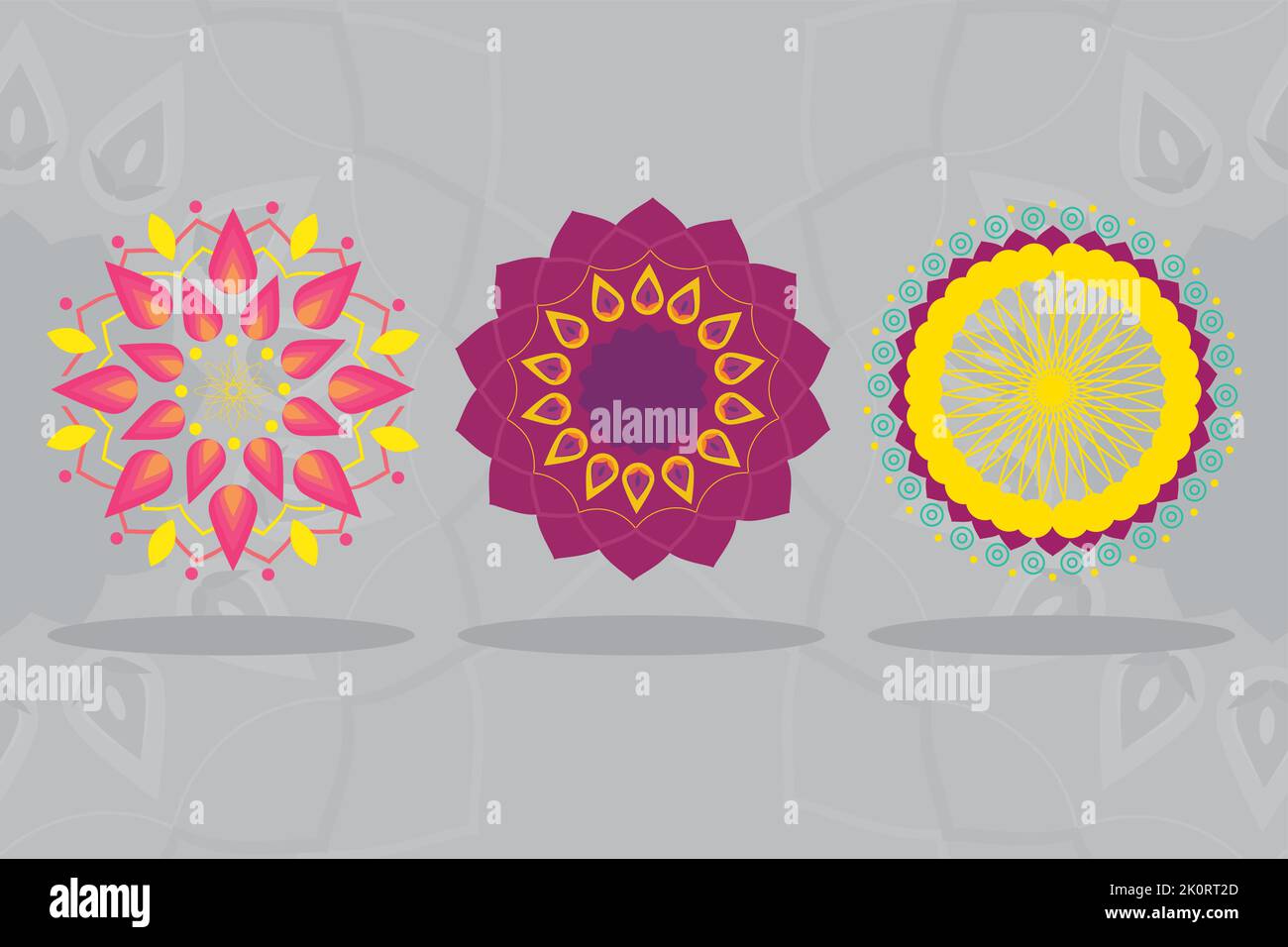 rangoli icon set Stock Vector Image & Art - Alamy