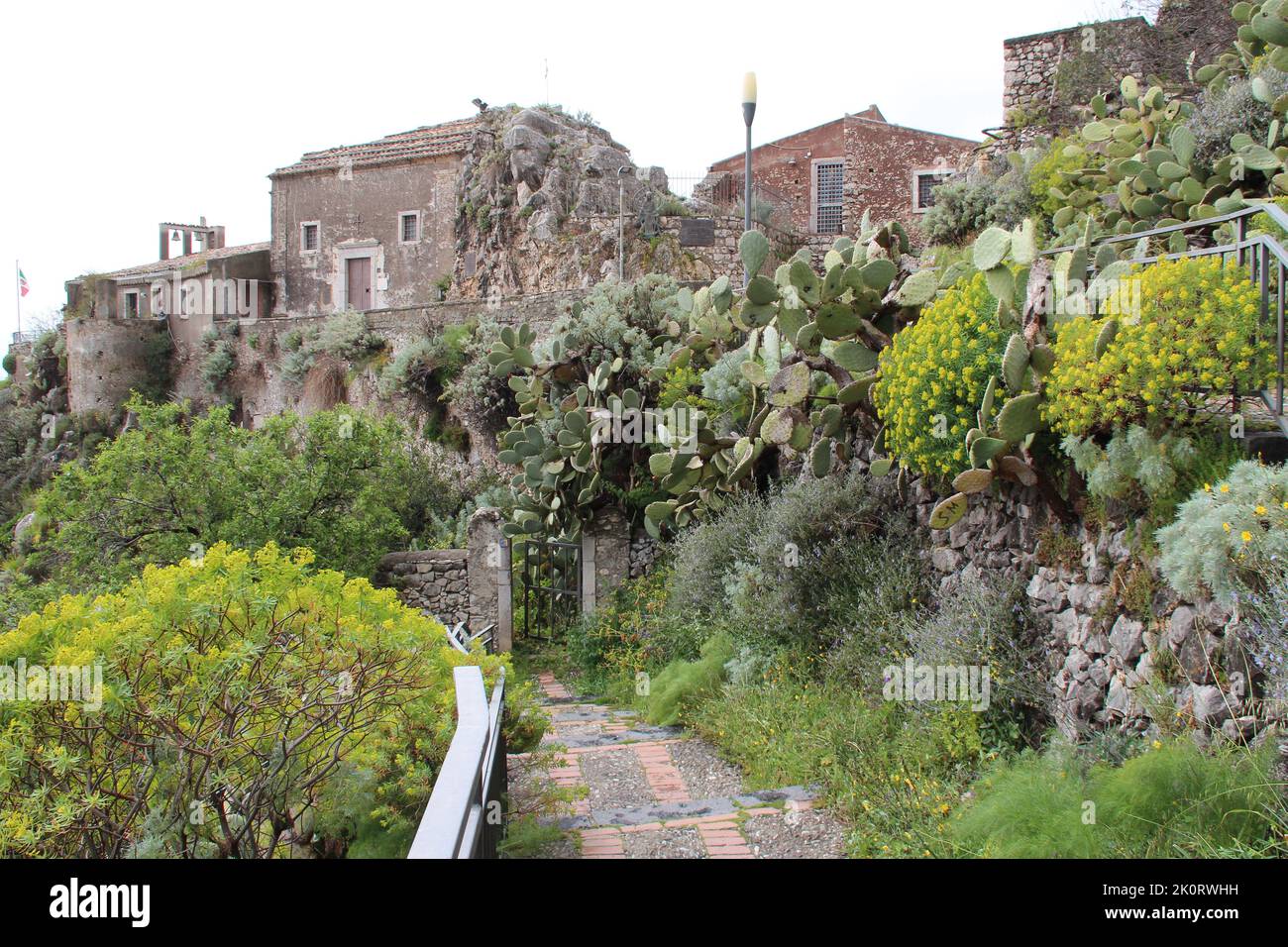 madonna della rocca church in taormina in sicily (italy Stock Photo - Alamy