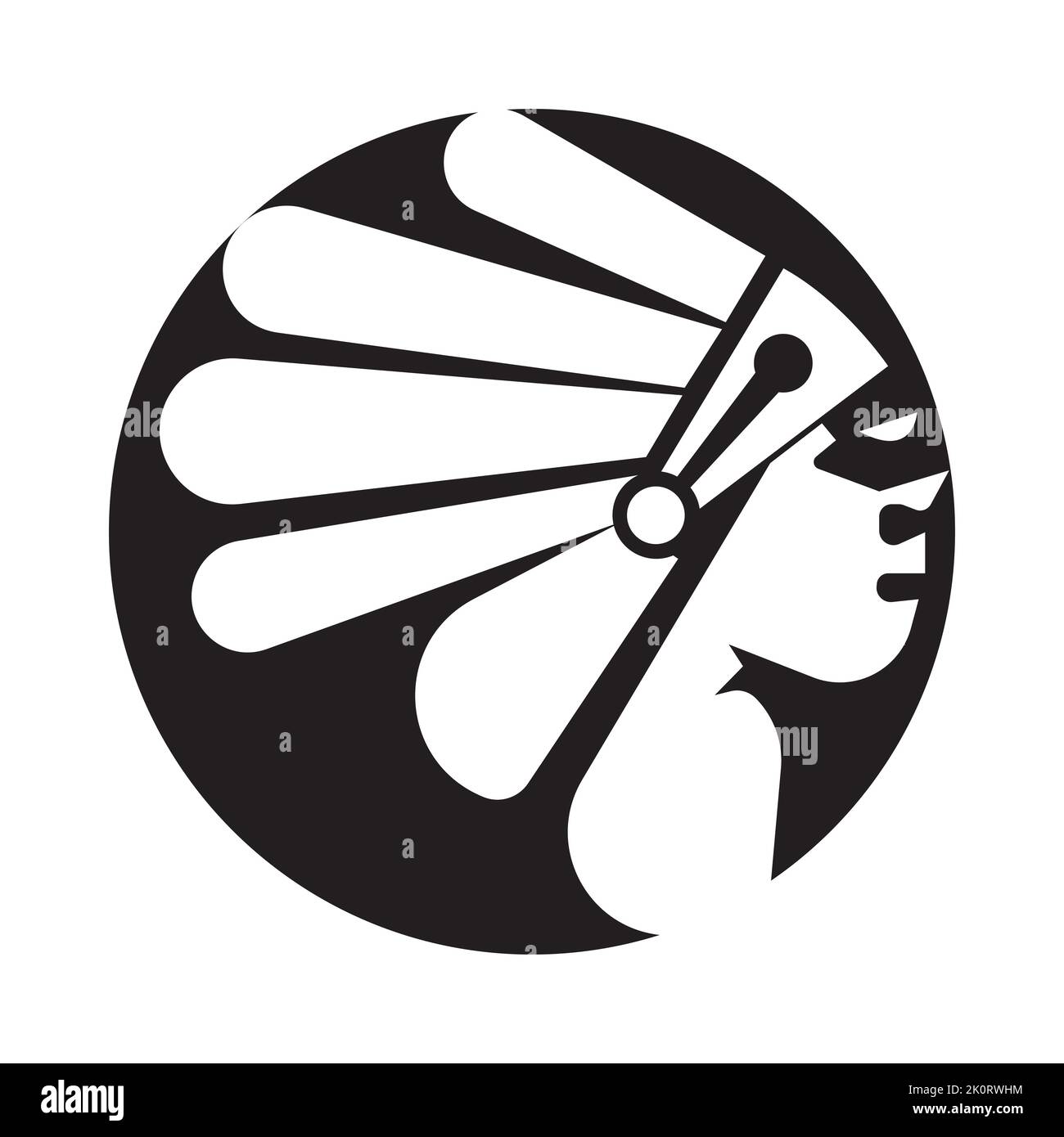 Dayak Etnik Illustration design template Stock Vector Image & Art - Alamy