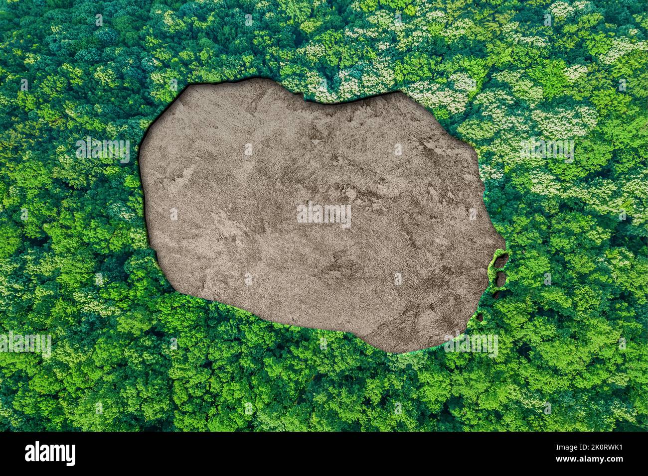 Sustainable habitat Map of Cook Islands, Environment concept Stock ...