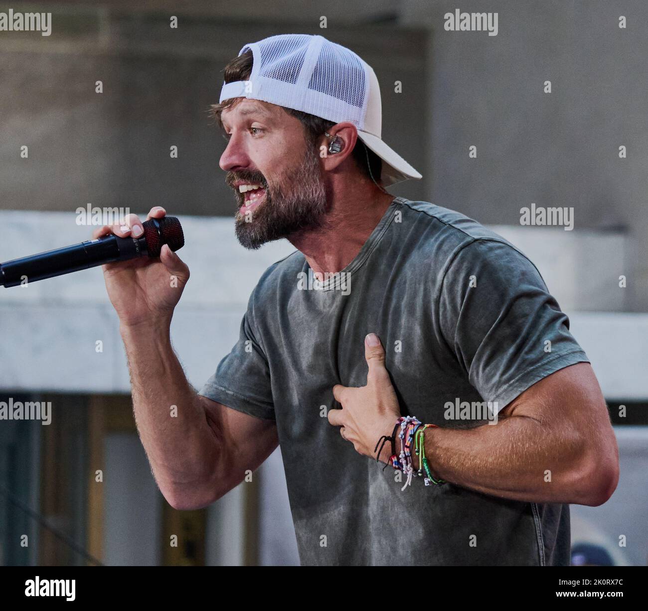 NEW YORK, NY, USA - AUGUST 05, 2022: Walker Hayes Performs on NBC's ...
