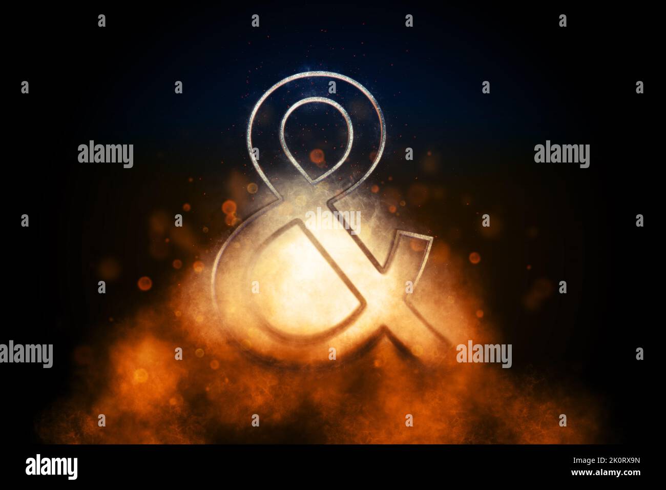 Ampersand Symbol, Ampersand icon, "&" "and" Blue Symbol Stock Photo - Alamy
