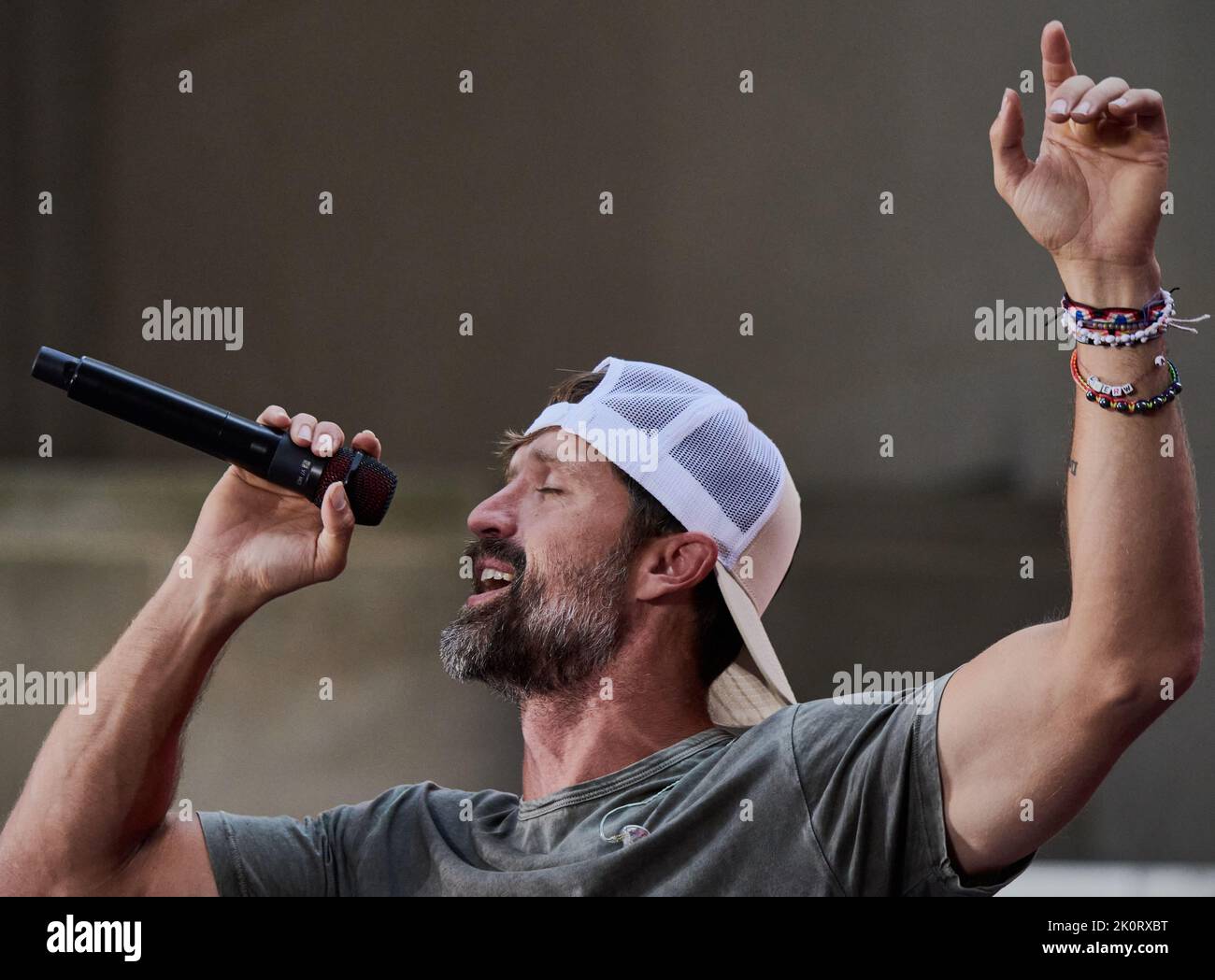 NEW YORK, NY, USA - AUGUST 05, 2022: Walker Hayes Performs on NBC's ...