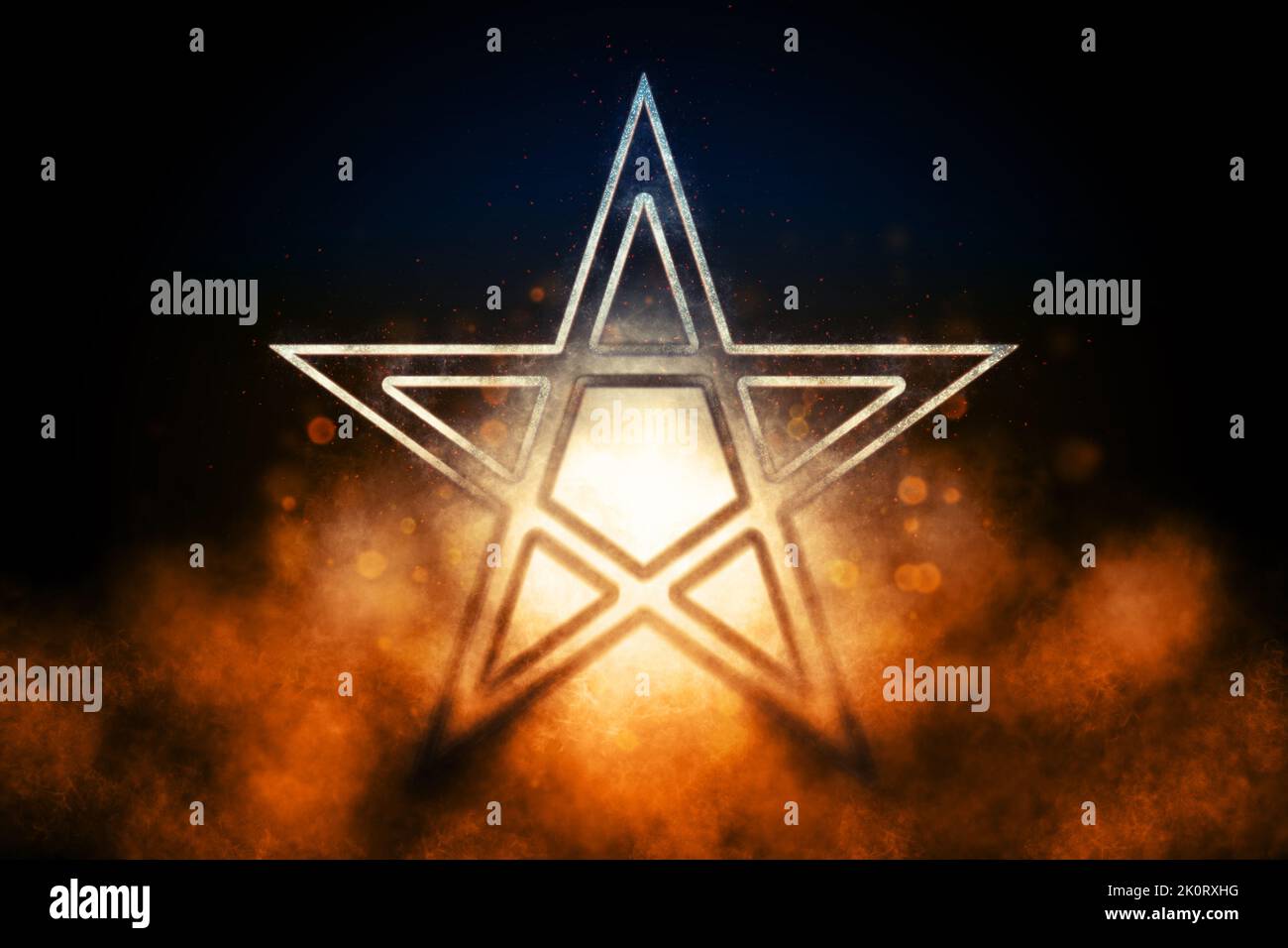 Satan star sign hi-res stock photography and images - Alamy