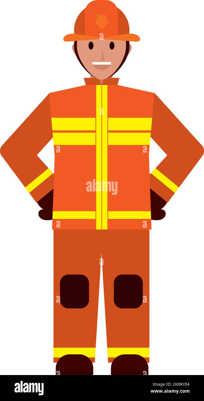 cartoon fireman icon Stock Vector Image & Art - Alamy