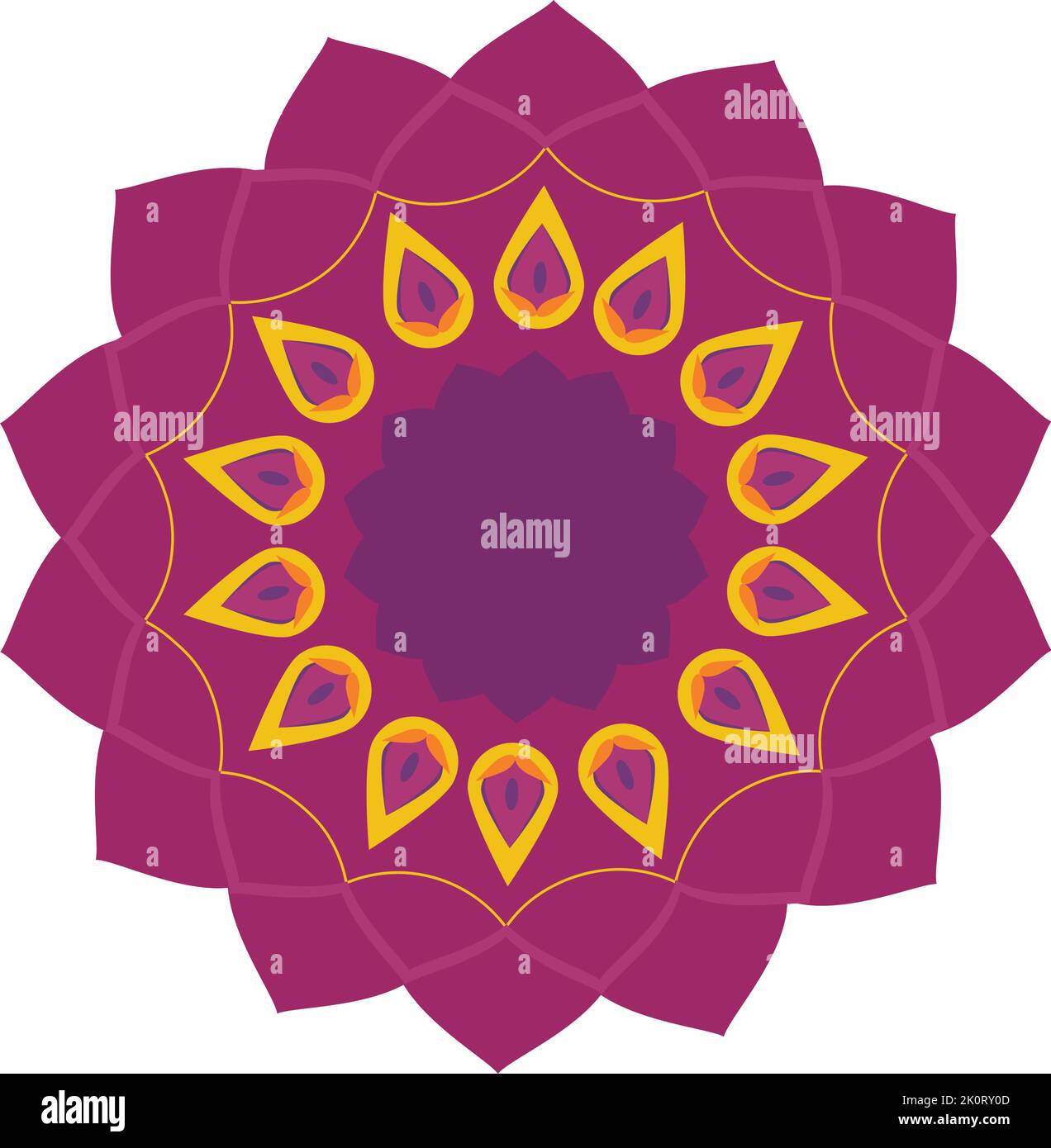 Rangolis design Stock Vector Images - Alamy