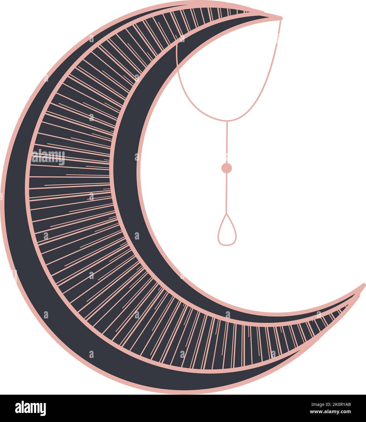 flat astrology moon Stock Vector Image & Art - Alamy