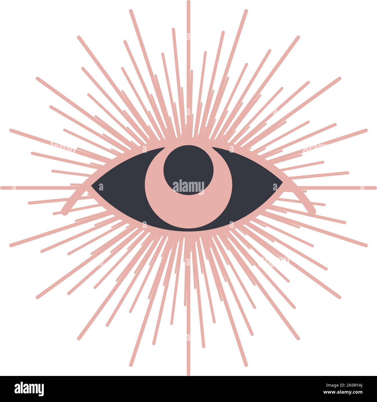 flat astrology eye Stock Vector Image & Art - Alamy