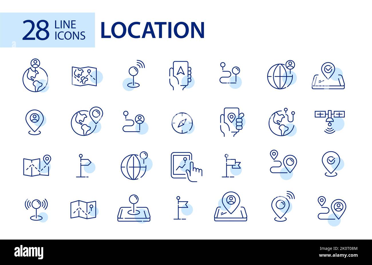 28 line art location icons. Map pointers, navigation and sharing ... 28 line art location icons. Map pointers, navigation and sharing ...