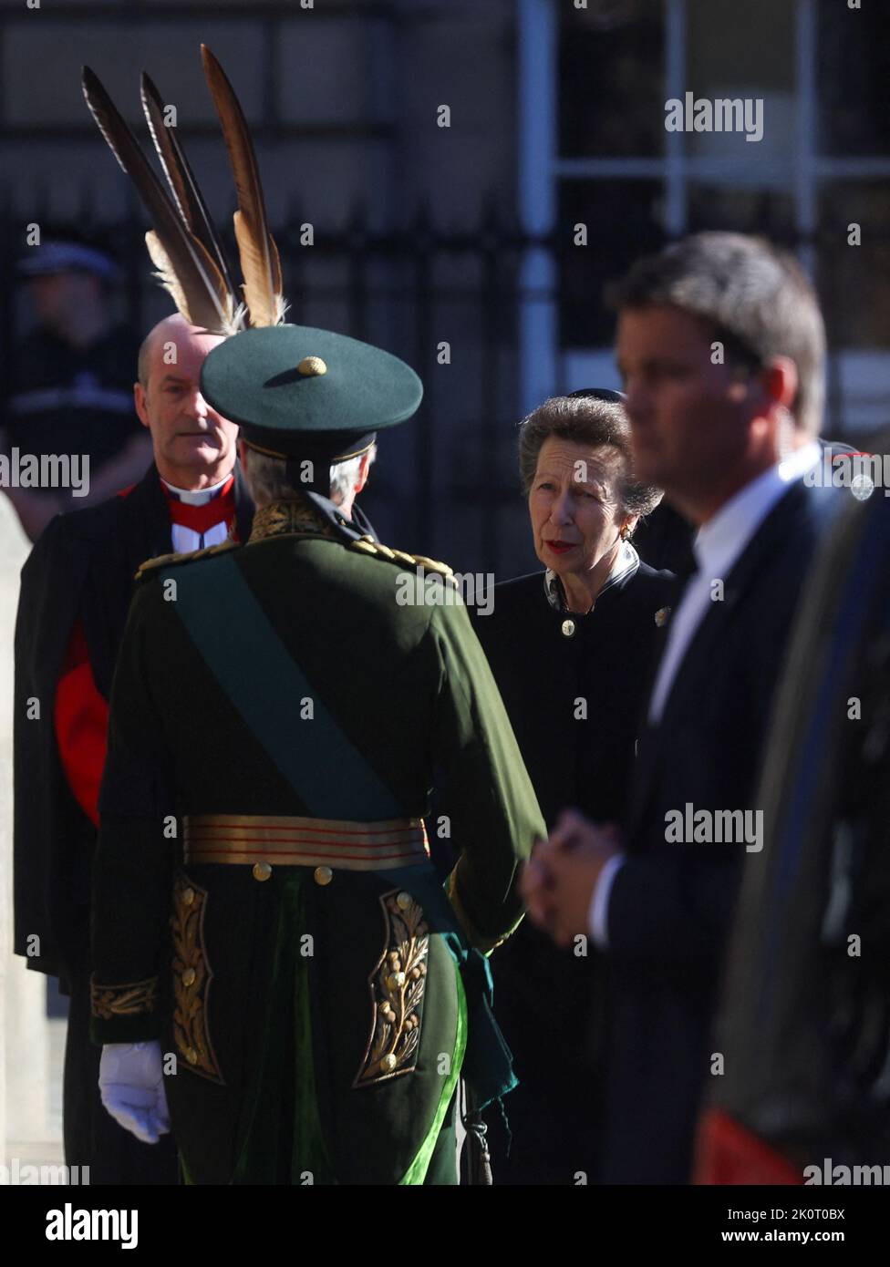 The Princess Royal arrives at St Giles' Cathedral, Edinburgh, for a ...