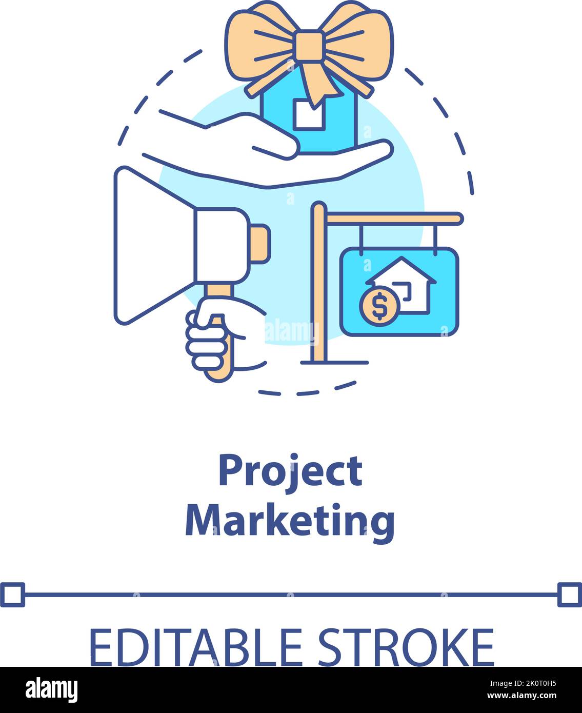 Project marketing concept icon Stock Vector Image & Art - Alamy