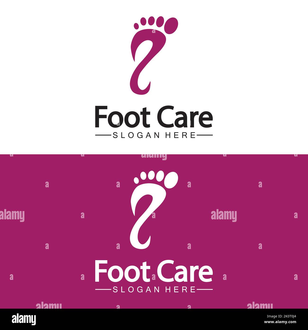 Foot logo design vector template Stock Vector Image & Art - Alamy