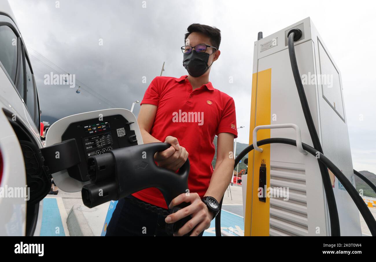 Shell launches HKHH 1st ever combined refuel station for electric cars ...