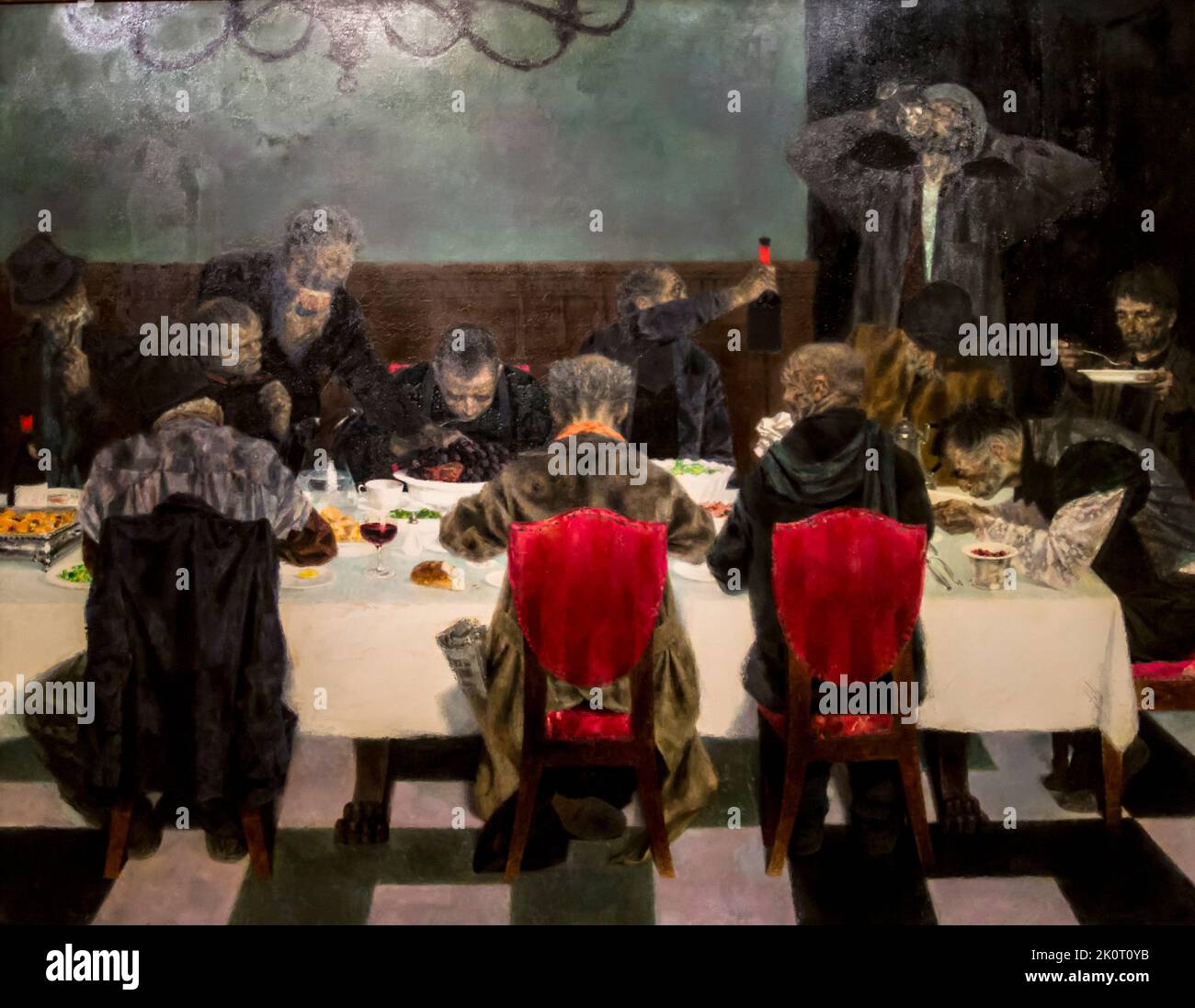 Jospeh Hirsch painting Supper, 1963, Columbus Museum of Art, Columbus ...