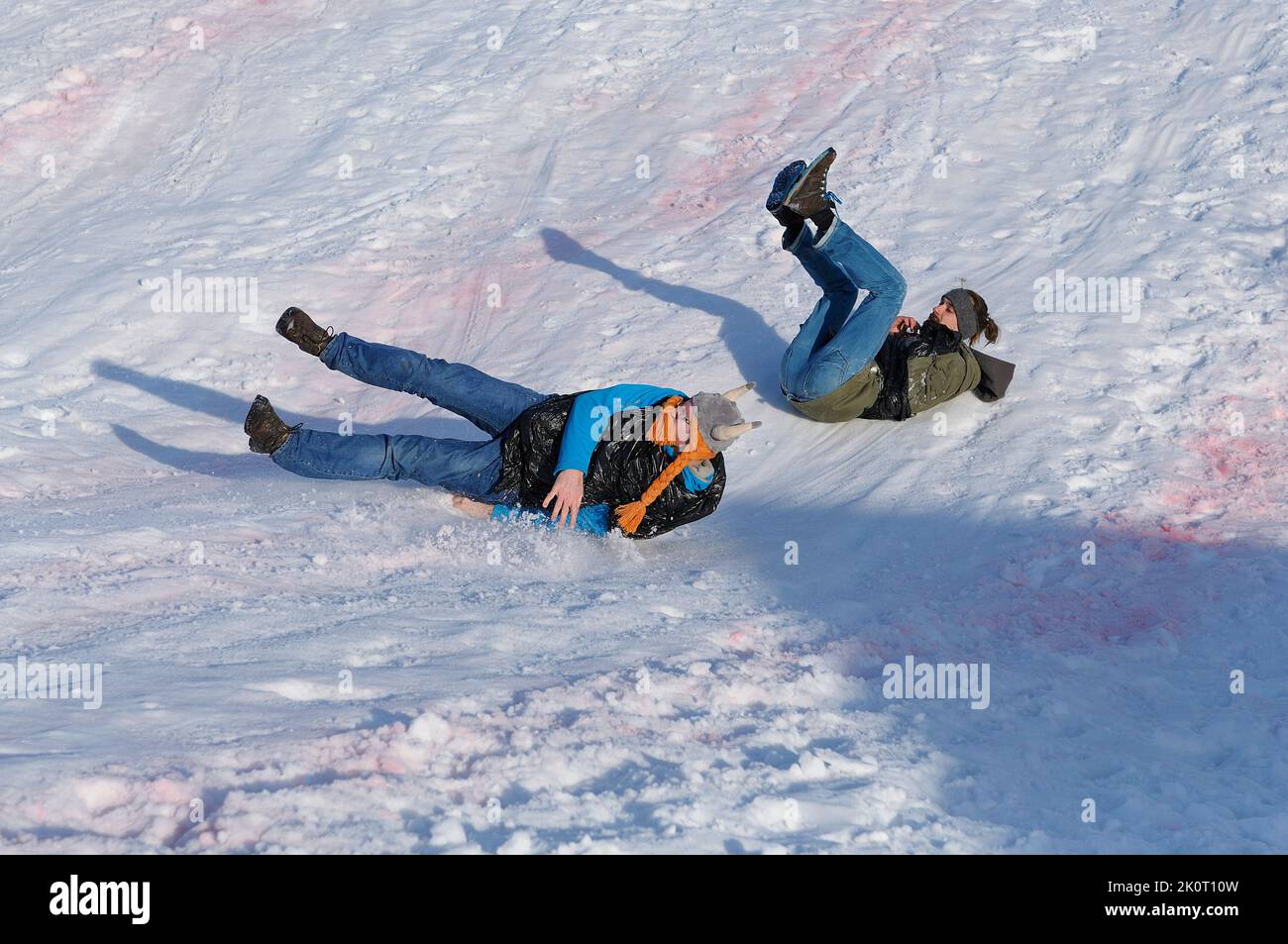 Slide on stomach hi-res stock photography and images - Alamy