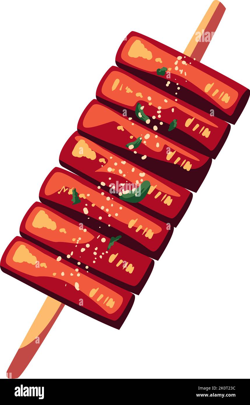 Korean food dish grilled Stock Vector Images - Alamy