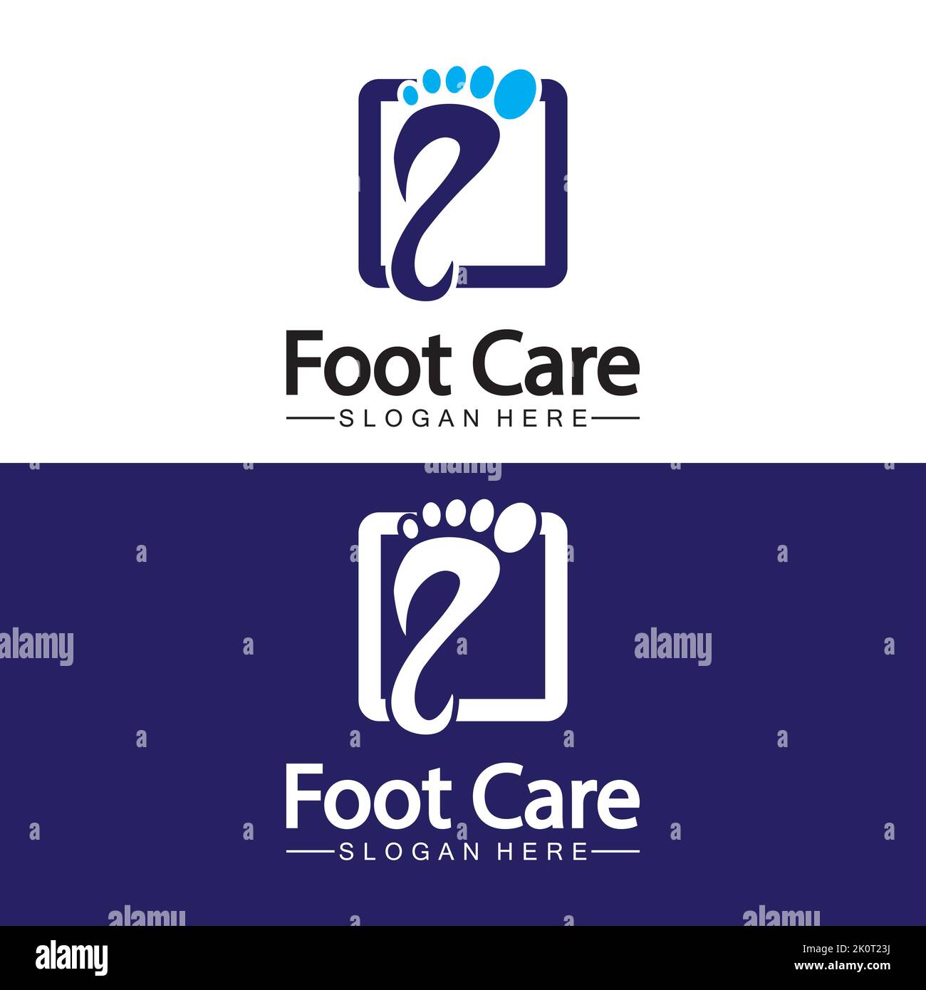 Foot logo design vector template Stock Vector Image & Art - Alamy