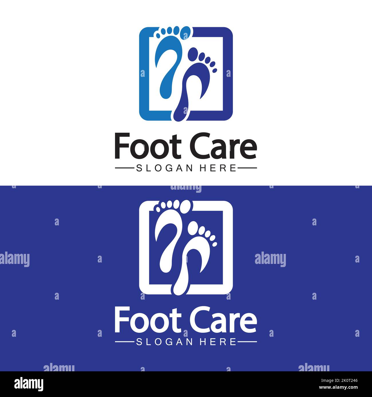 Foot logo design vector template Stock Vector Image & Art - Alamy