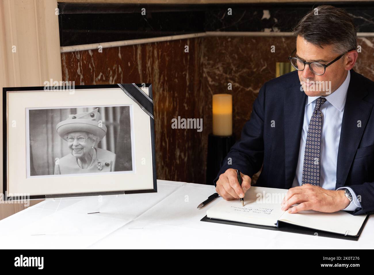 Wiesbaden, Germany. 13th Sep, 2022. Hesse's Prime Minister Boris Rhein ...