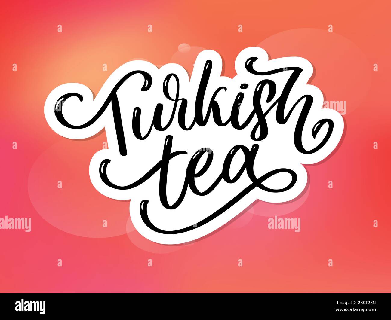 Turkish traditions of tea ceremony. Tea time. Decorative elements for ...