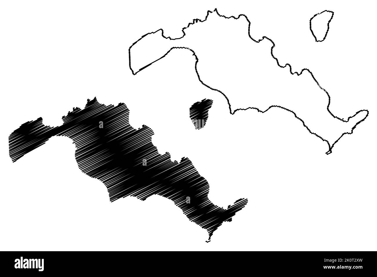 Heigun and Kakezu island (Japan, East Asia, Japanese archipelago, Oki ...