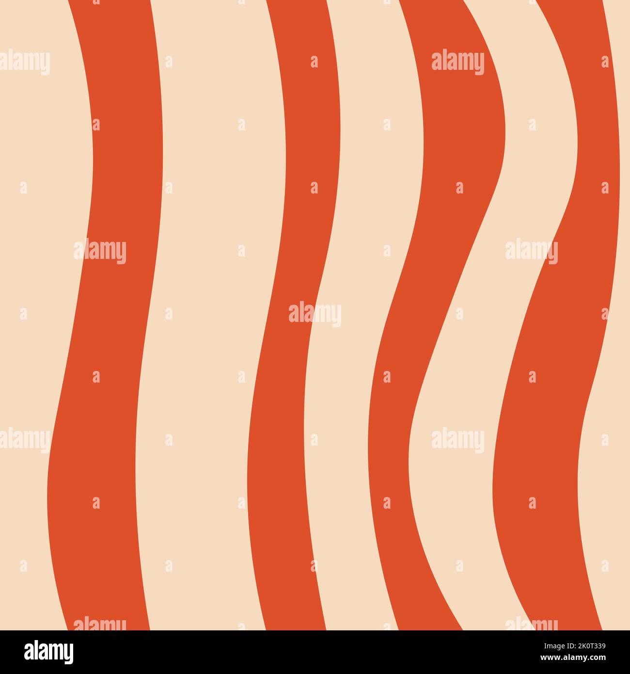 Vector seamless retro pattern. White uneven stripes on a red background ...