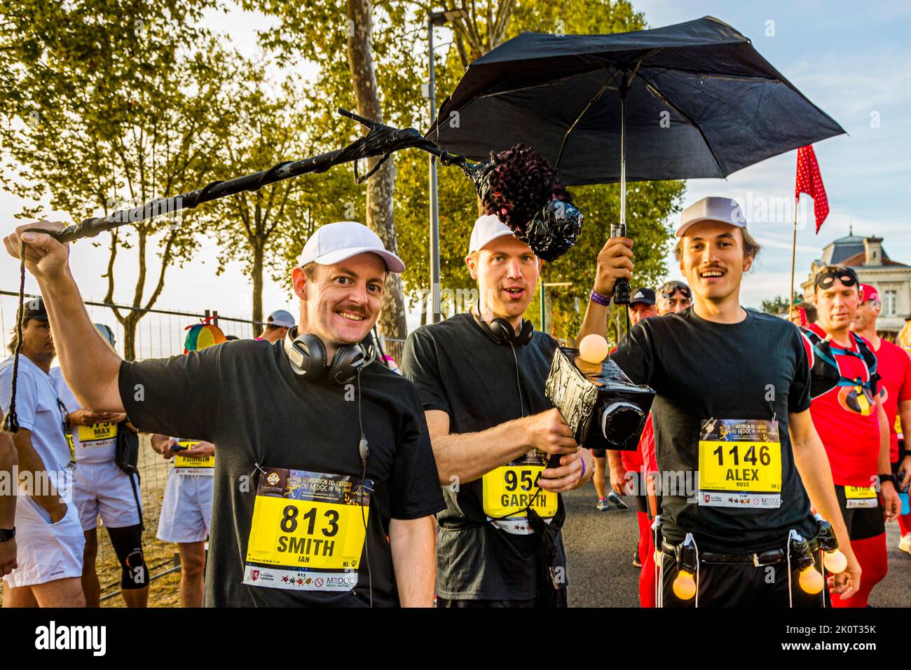 The motto of the 36th Marathon des Chateaux du Medoc is Film. Famous ...