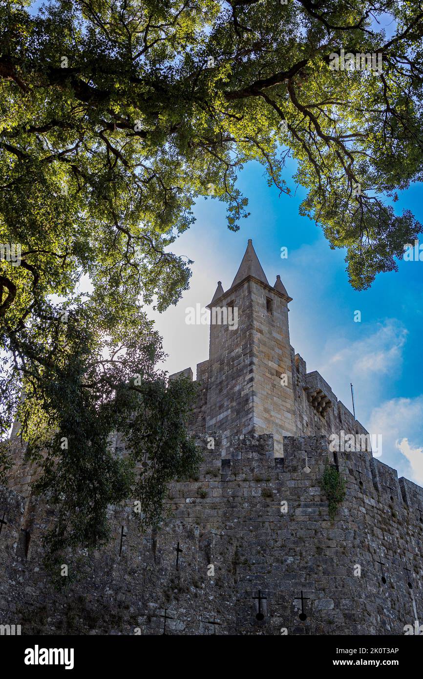 A low angle shot of a medieval castle Stock Photo - Alamy