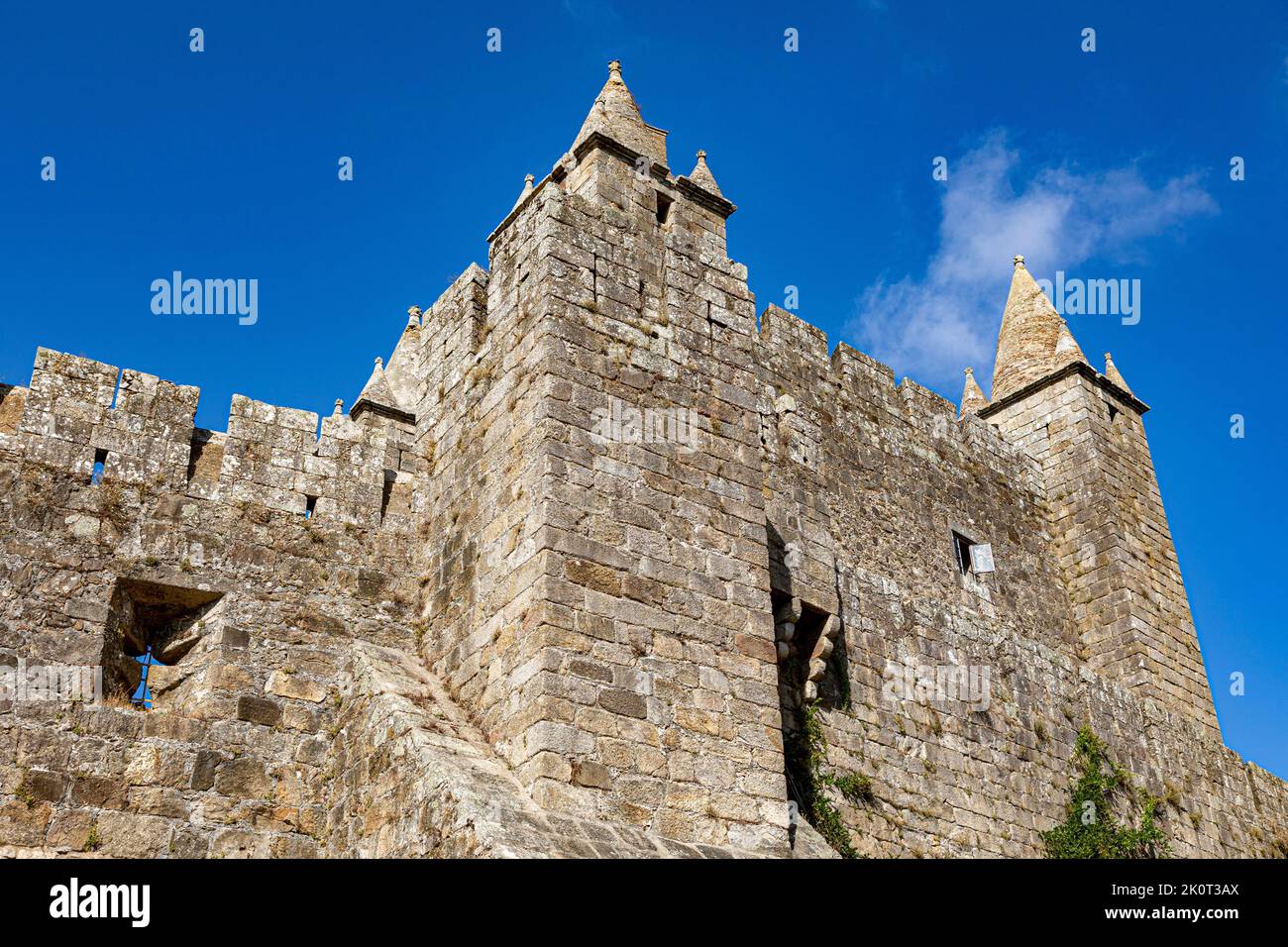 A low angle shot of a medieval castle Stock Photo - Alamy