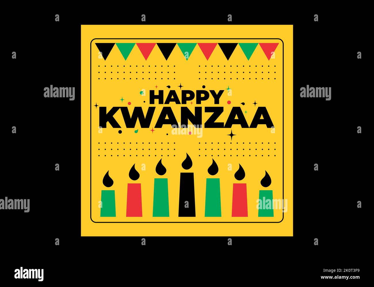 Happy kwanzaa 2022 vector vectors hi-res stock photography and images ...