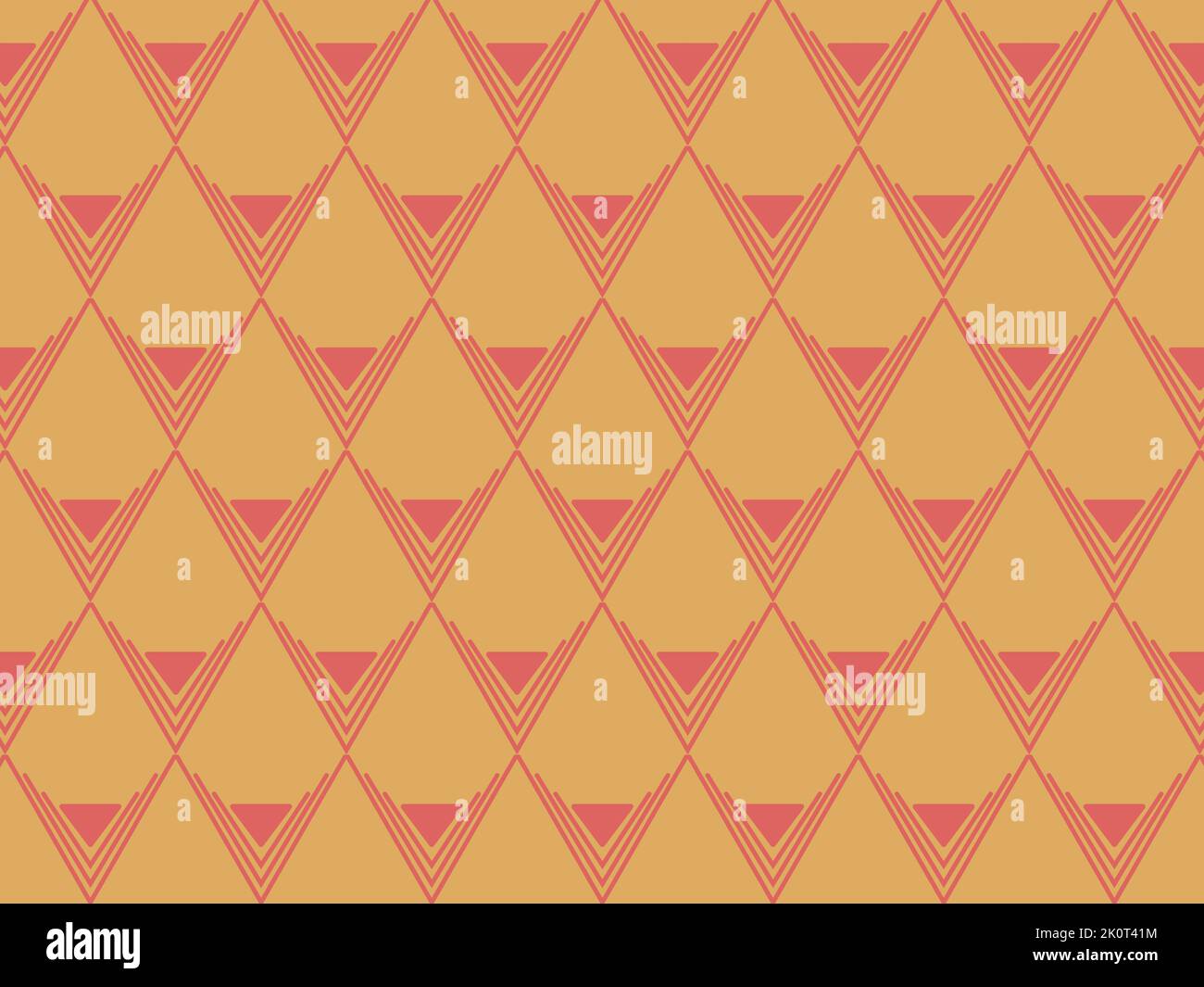 Vector repeating pattern design. geometric retro shapes . triangles and ...