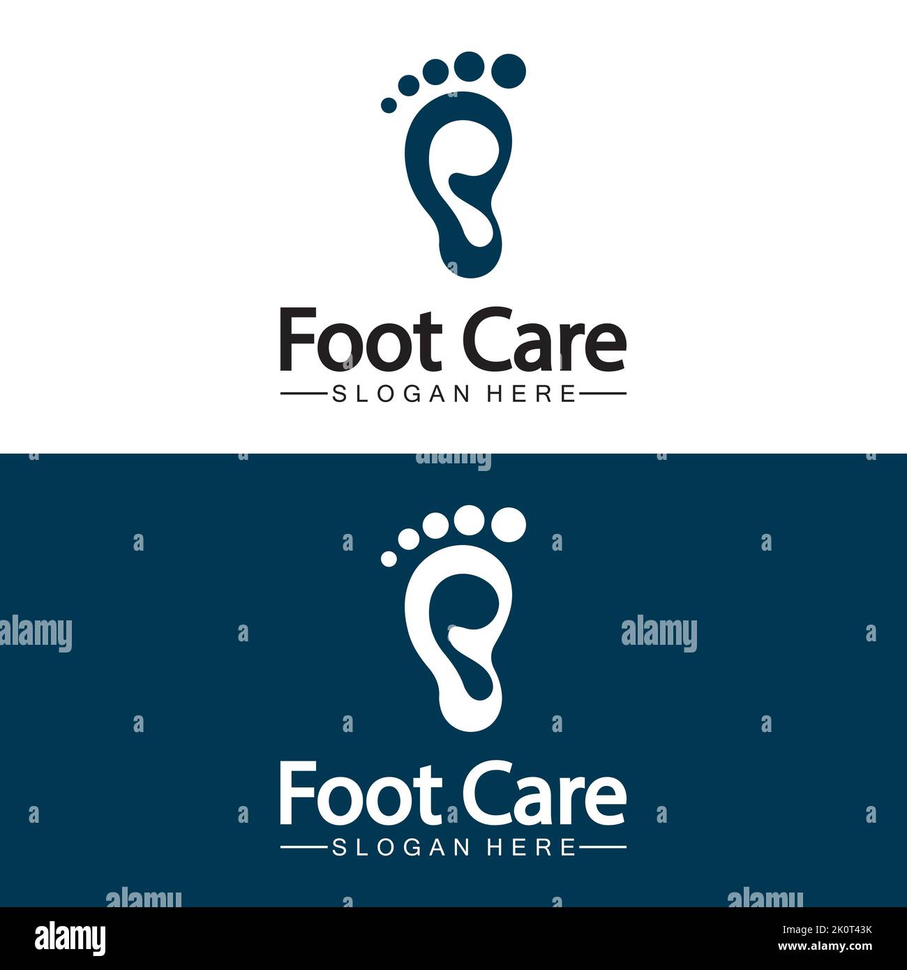 Foot logo design vector template Stock Vector Image & Art - Alamy