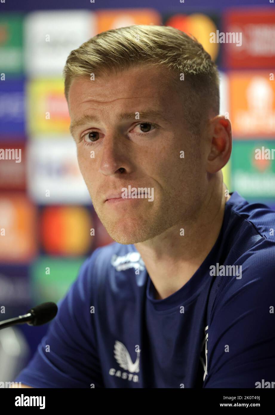 Rangers' Steven Davis during a press conference at Ibrox Stadium ...