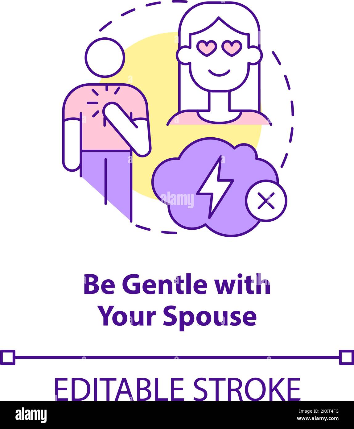 Gentle personality Stock Vector Images - Alamy